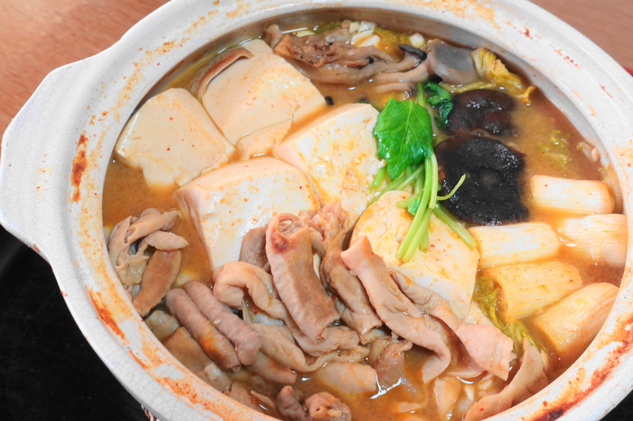 🐷🍲Pork tripe hot pot spicy miso flavor – maxmax cooking recipe