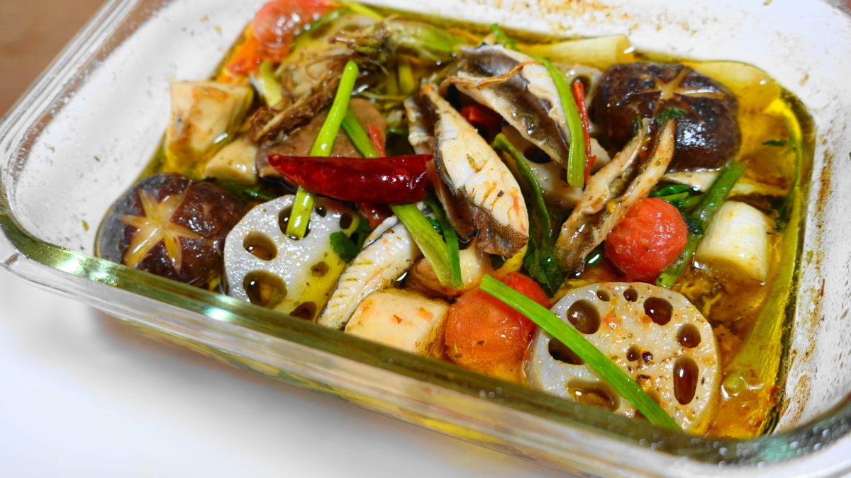 🐟🍄🌶🍳ARA Fish Ahijo – maxmax cooking recipe